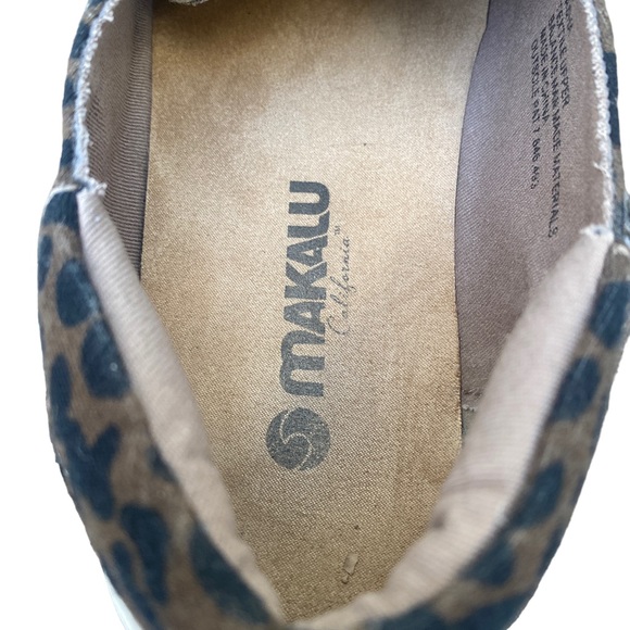 Makula Shoes Makula Tasha Leopard Print Lightweight Lace Up Sneaker